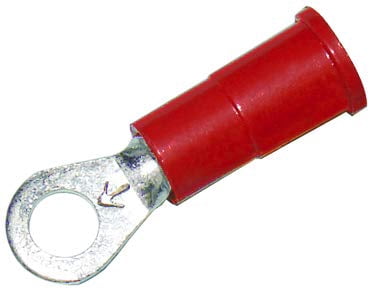3M Ring Terminal Vinyl Insulated #8 RED 22-18 Gauge - 25PK - Walmart.com