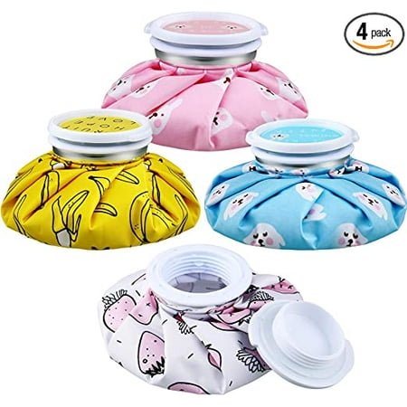 SHAR 4 Pack Reusable Ice Packs for Cold and Hot Use for Kids, Adults ...