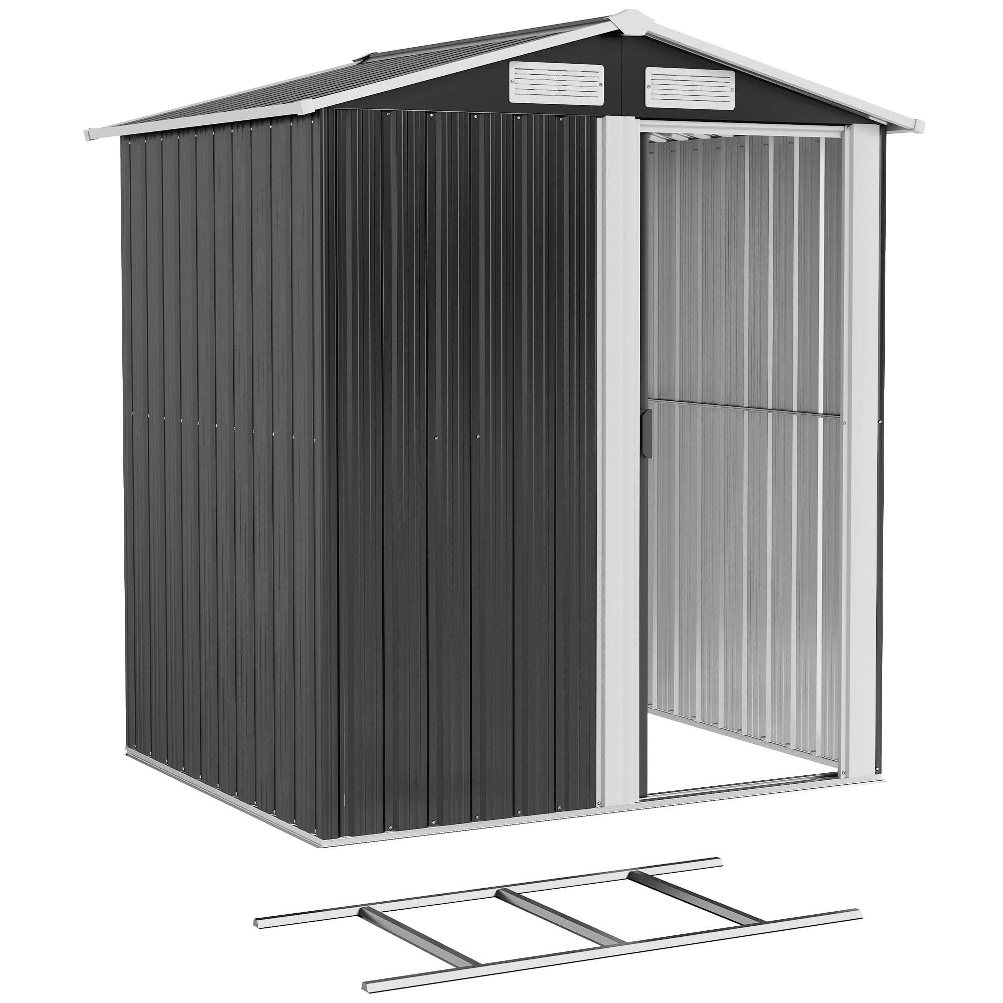 Click here for Outsunny 5ft X 4ft Garden Metal Storage Shed With... prices