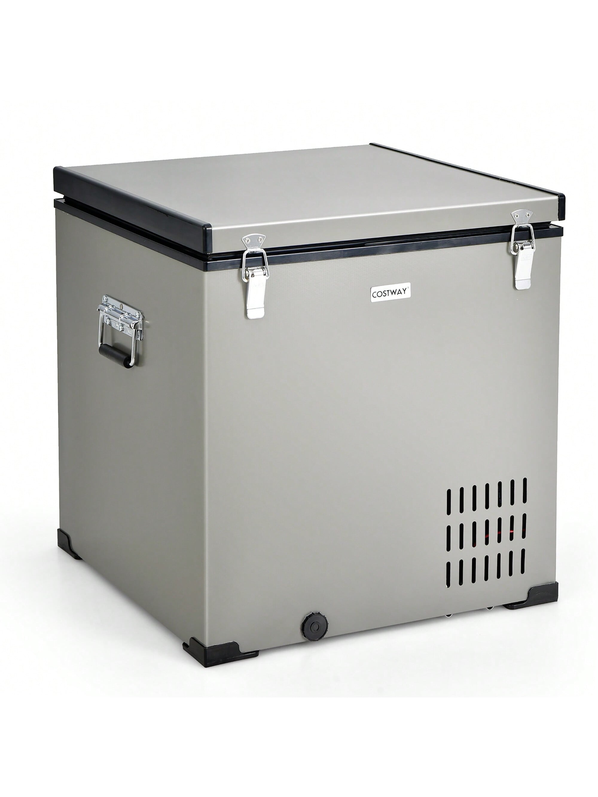 Costway 68 Quart Car Refrigerator 12V Portable Car Freezer Fridge w/DC ...