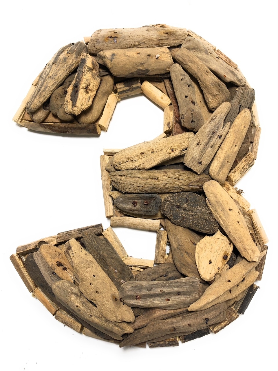 "3" Driftwood Number 10" Home Decor - Rustic Numerical | #lis310013 ...