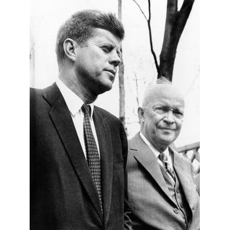 Presidents Dwight Eisenhower And John Kennedy Meet After The Failed Bay ...