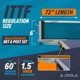 JOOLA Snapper Clip-on Table Tennis Net and Post Set - Walmart.com
