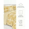 Comfort Canopy - 3 Piece Yellow Farmhouse Daisy Medallion All Season ...