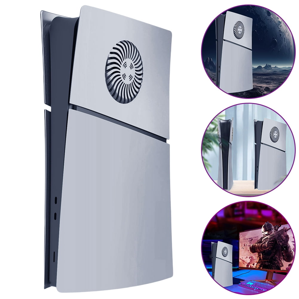 Placas Cubierta Placa Frontal Antiarañazos A Prueba Polvo para PS5 Slim ...