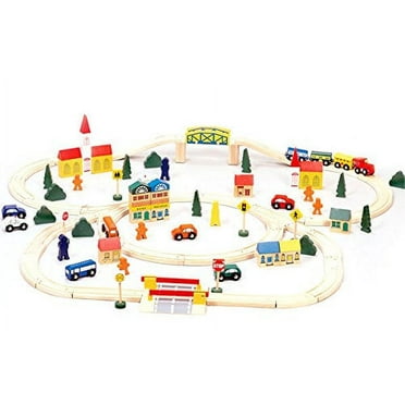 Conductor Carl Wooden Train Track Crossings (2 Pack) - Walmart.com