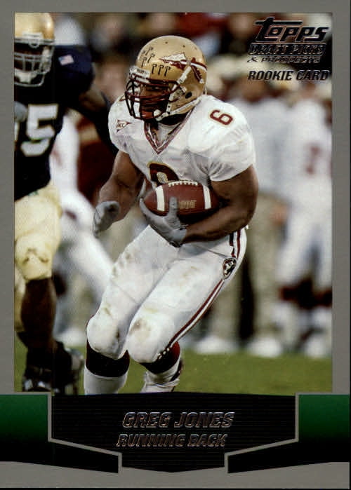 2004 Topps Draft Picks and Prospects #112 Greg Jones RC NFL Football ...