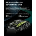Smart Watch for Women Men(Call Answer/Dial),2.01'' Touch Screen ...