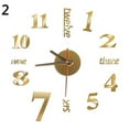 Farfi Fashion DIY Analog Wall Clock Sticker Art Design Office Living ...