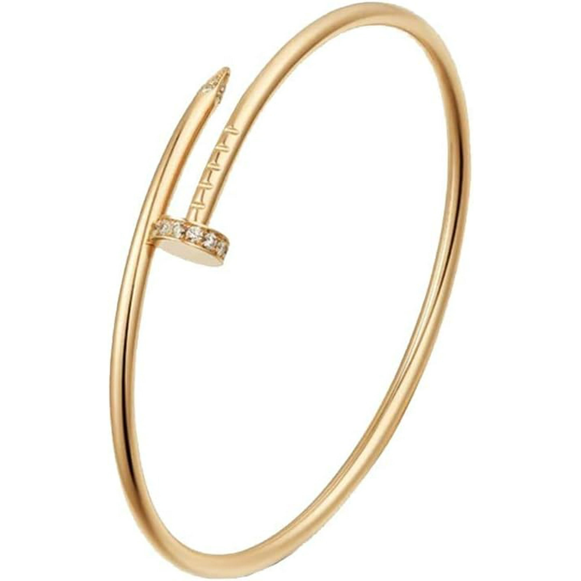 Click here for Ghsdfbb Nail Bracelet With Crystal Oval Design Wit... prices