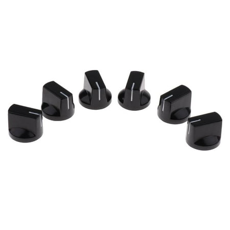6 Pieces Flat Potentiometer Knobs Pot Knob Black - Walmart.ca
