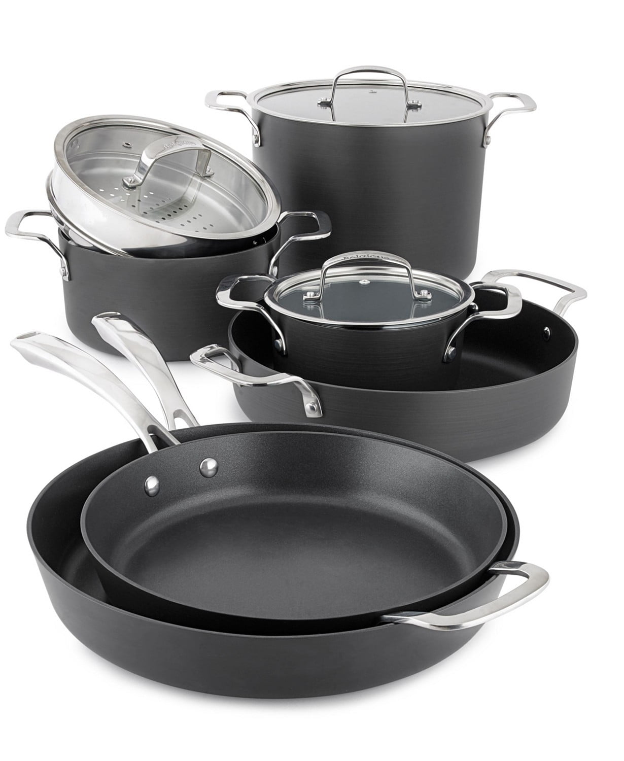 Belgique Stackable 10-Pc. Stainless Steel Cookware Set - Instituto