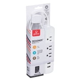 Globe Electric Watt Designer Series 6-ft 3-Outlet USB Surge Protector ...