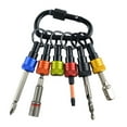 6Pcs 1/4inch Hexagon Shank Aluminum Screwdriver Bit Holder Extension ...