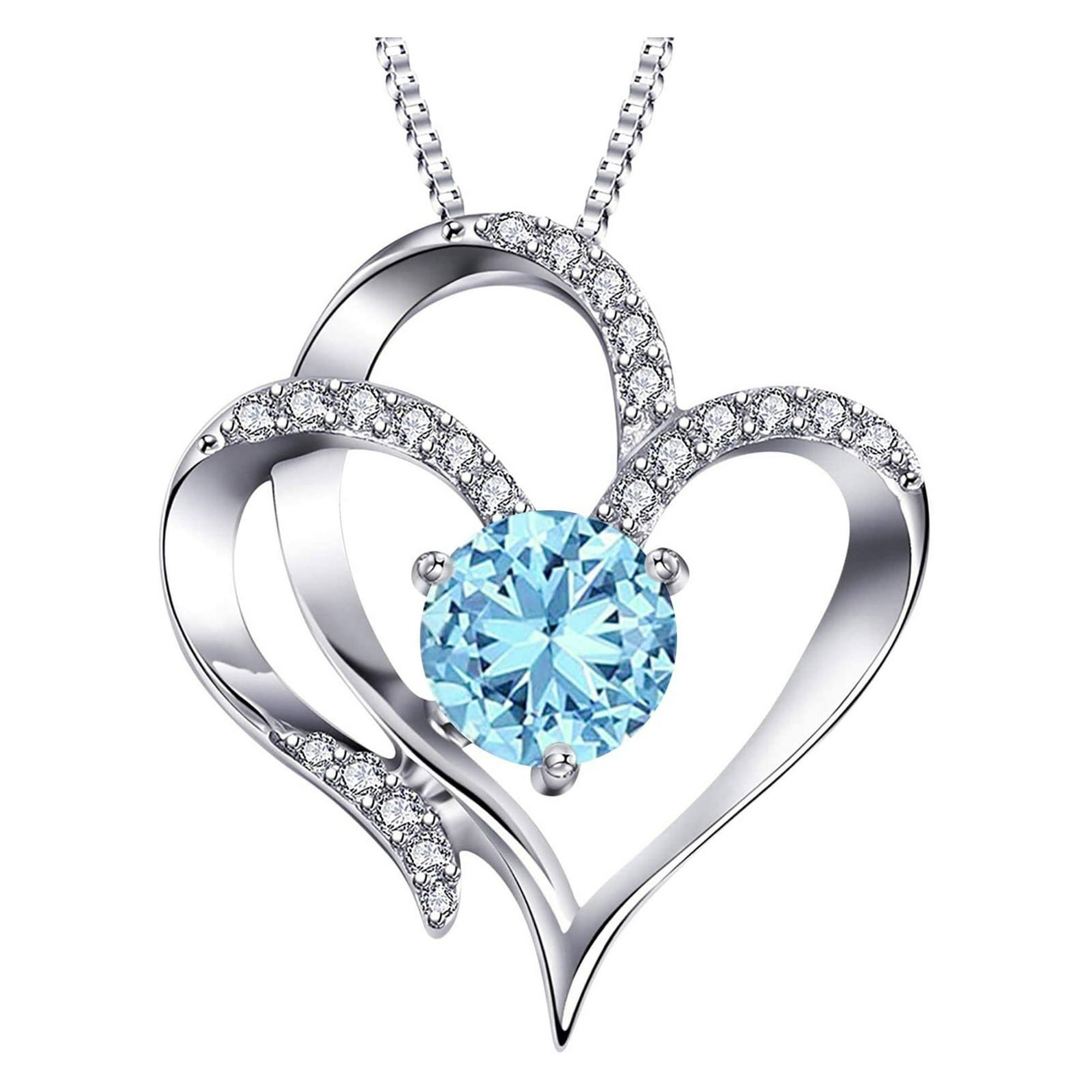 Click here for Birthstone Necklace For Women  Edhitnr Elegant Hea... prices