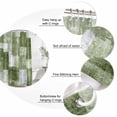 60x72 Inch Shower Curtains for Bathroom, Sage Green Fabric Bath Curtain ...