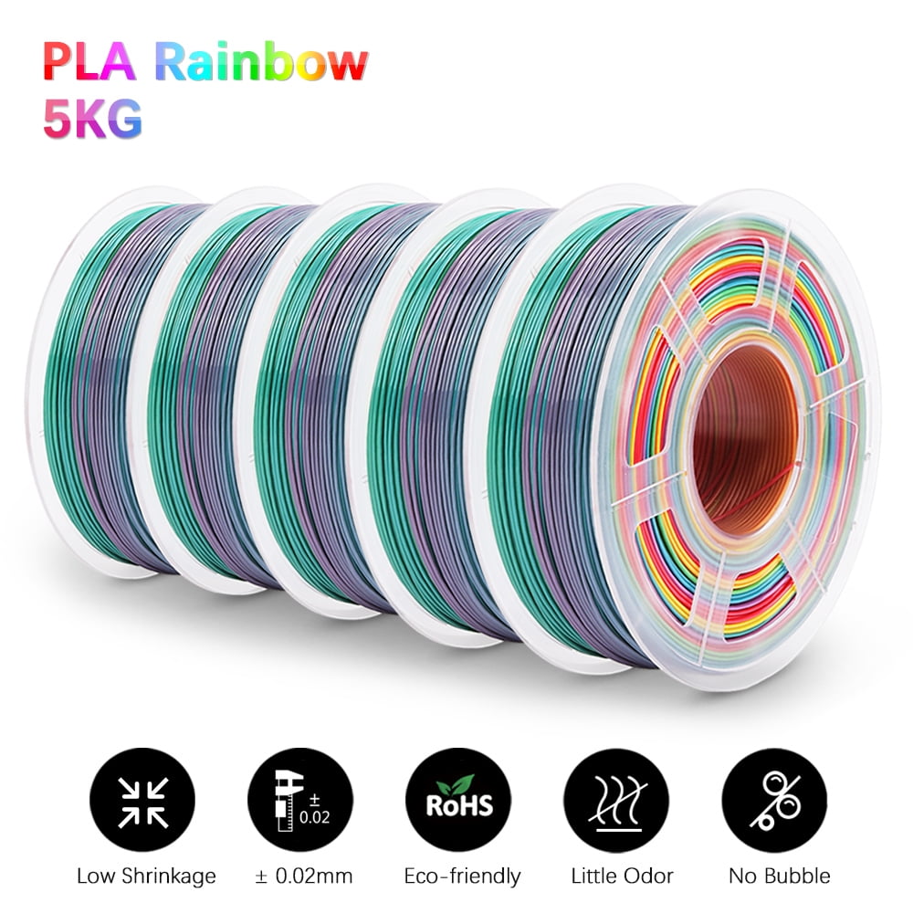 5000g 3D Printer Filament Bundle, SUNLU PLA Filament 1.75mm, Neatly ...