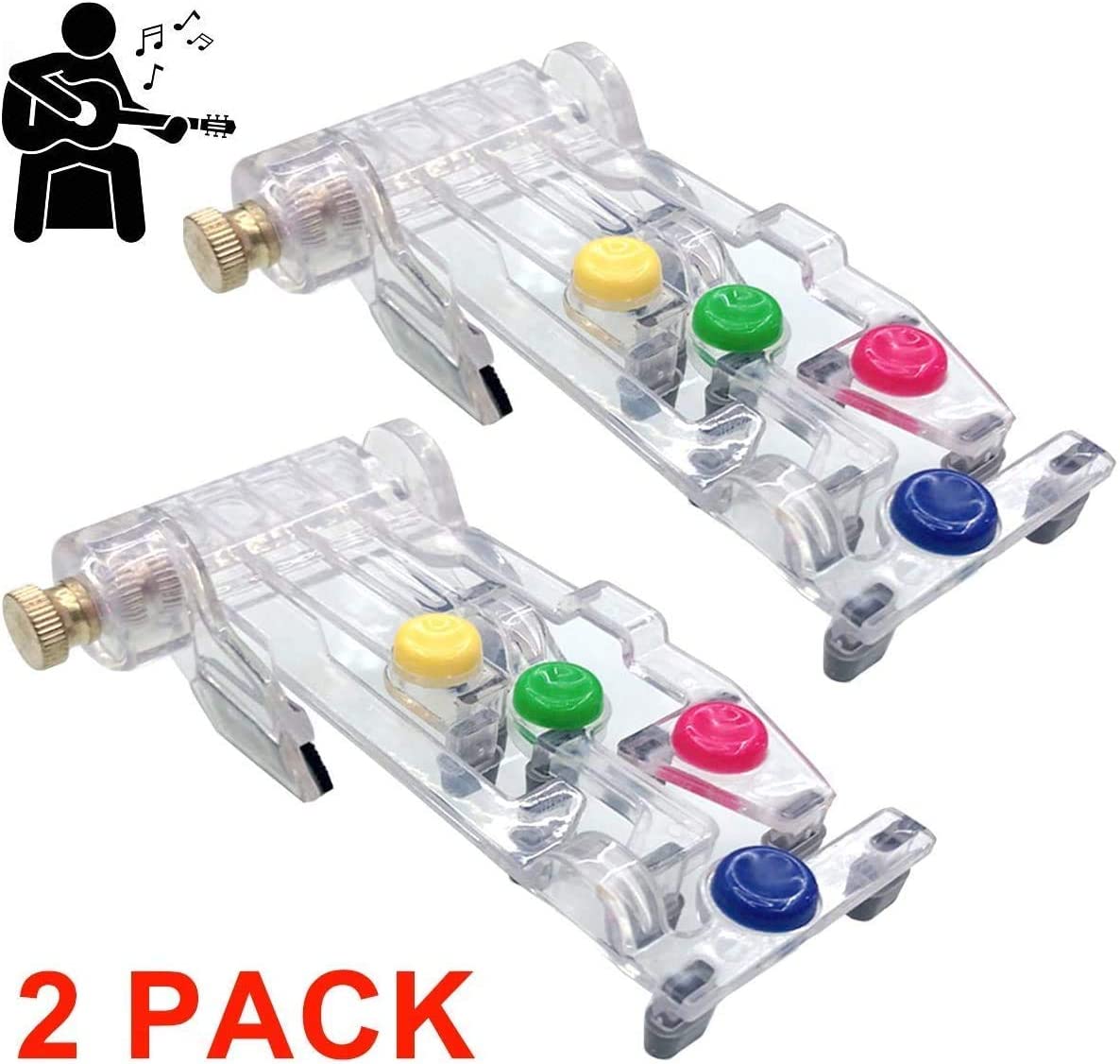 2 Pack Guitar Chord Learning System Device, Guitar Teaching Aid ...