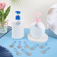 10Pcs 10 Styles 304 Stainless Steel Soap Tags with Chain Single-sided ...