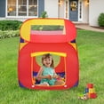 Costway Portable Toddler's Activity Play House, Indoor/Outdoor Children ...