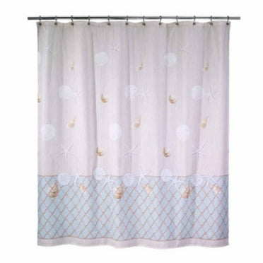 Avanti Sequin Shells Shower Curtain - Walmart.com