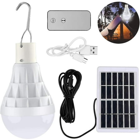 Solar Powered Led Bulb, Rechargeable Solar Emergency Lamp | Walmart Canada
