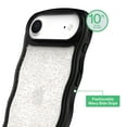 onn Wavy Grip Phone Case for iPhone Air - Black/Gold Glitter - Walmart.com