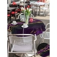 Abstract Marble Texture Round Outdoor Tablecloth with Umbrella Hole ...