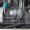 4.7 Quart Glass Mixing Bowl with Lid, Deep Large Glas Salad Bowl Big ...