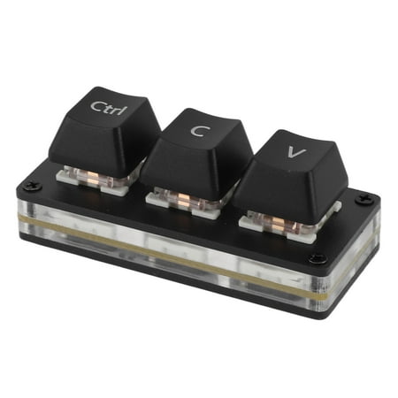 3 Key Mini Keypad Usb Mini 3 Key Gaming Keypad 3 Keys One Handed Keypad ...