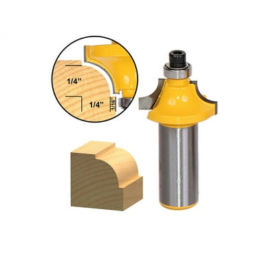Yonico 1/4" Radius Corner Bead/Beading Router Bit - 1/2" Shank - 13108 ...