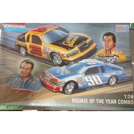 Monogram 6368 1985 Rookie of the Year Stock Car Combo 1/24 Scale Model ...