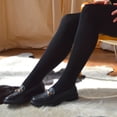 3 Pairs Girls Winter Leggings | THMO | Extra Warm Footed Thermal Tights ...
