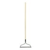 Expert Gardener 24-inch Wood and Poly Leaf Rake, Wide Head for Yard ...