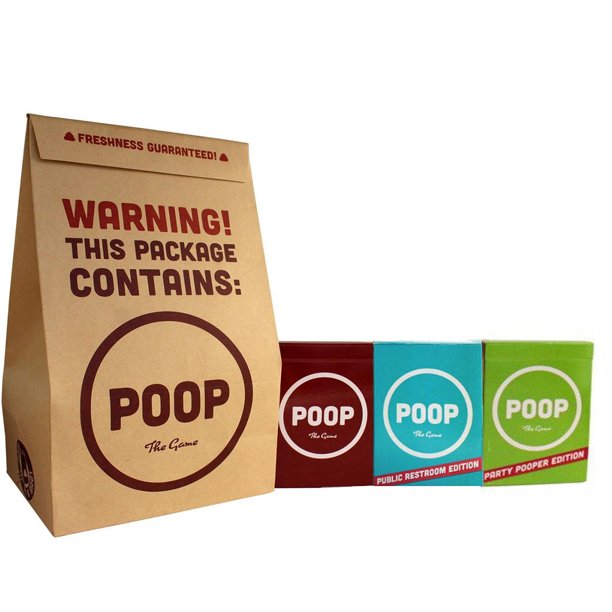 POOP: Brown Bag Combo with Original Game, Public Restroom and Party ...