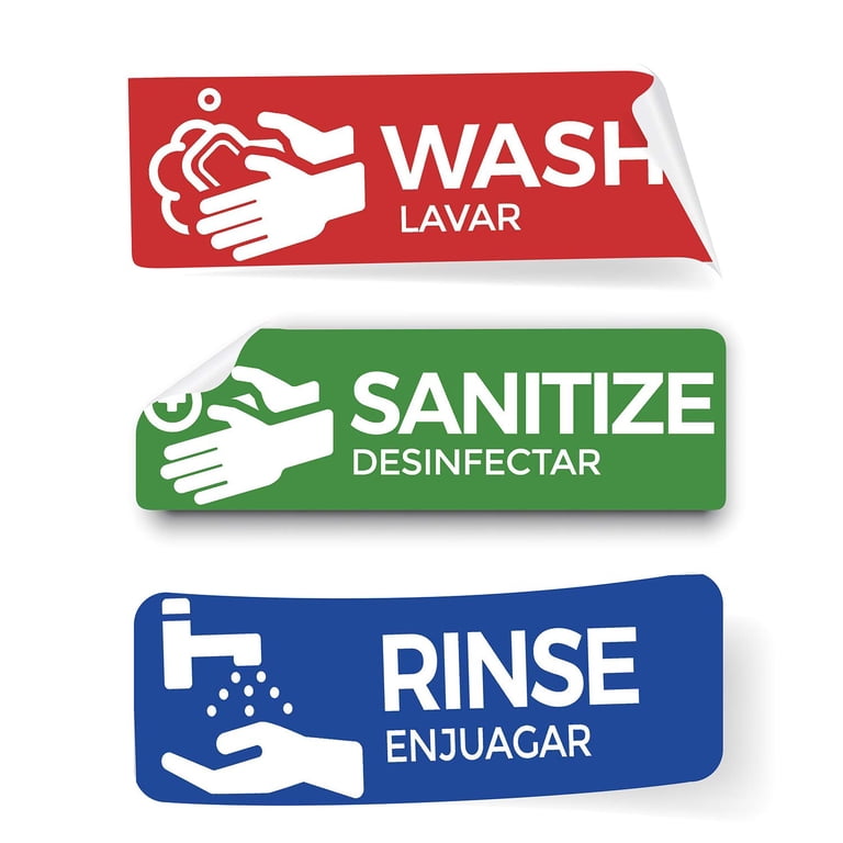 Wash Rinse Sanitize Poster