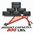 Syedee Home Gym Equipment, Adjustable Weight Bench, 800LBS Capacity ...