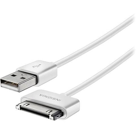 Insignia 1.22m (4 ft.) USB/30-Pin Cable (NS-A3SCW-C) - White | Walmart ...