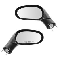 TRQ Mirror Power Heated Textured Black Pair of 2 for Chevy GMC Pickup ...