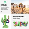 Guangmc Inflatable Cactus Ring Toss with 8 for Pool Party - Walmart.com