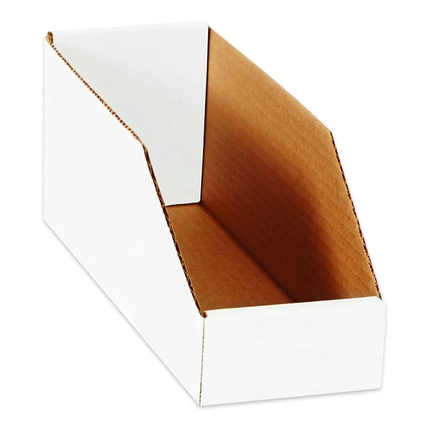 BOX USA Cardboard Storage Bins Open Top Bin Box 4