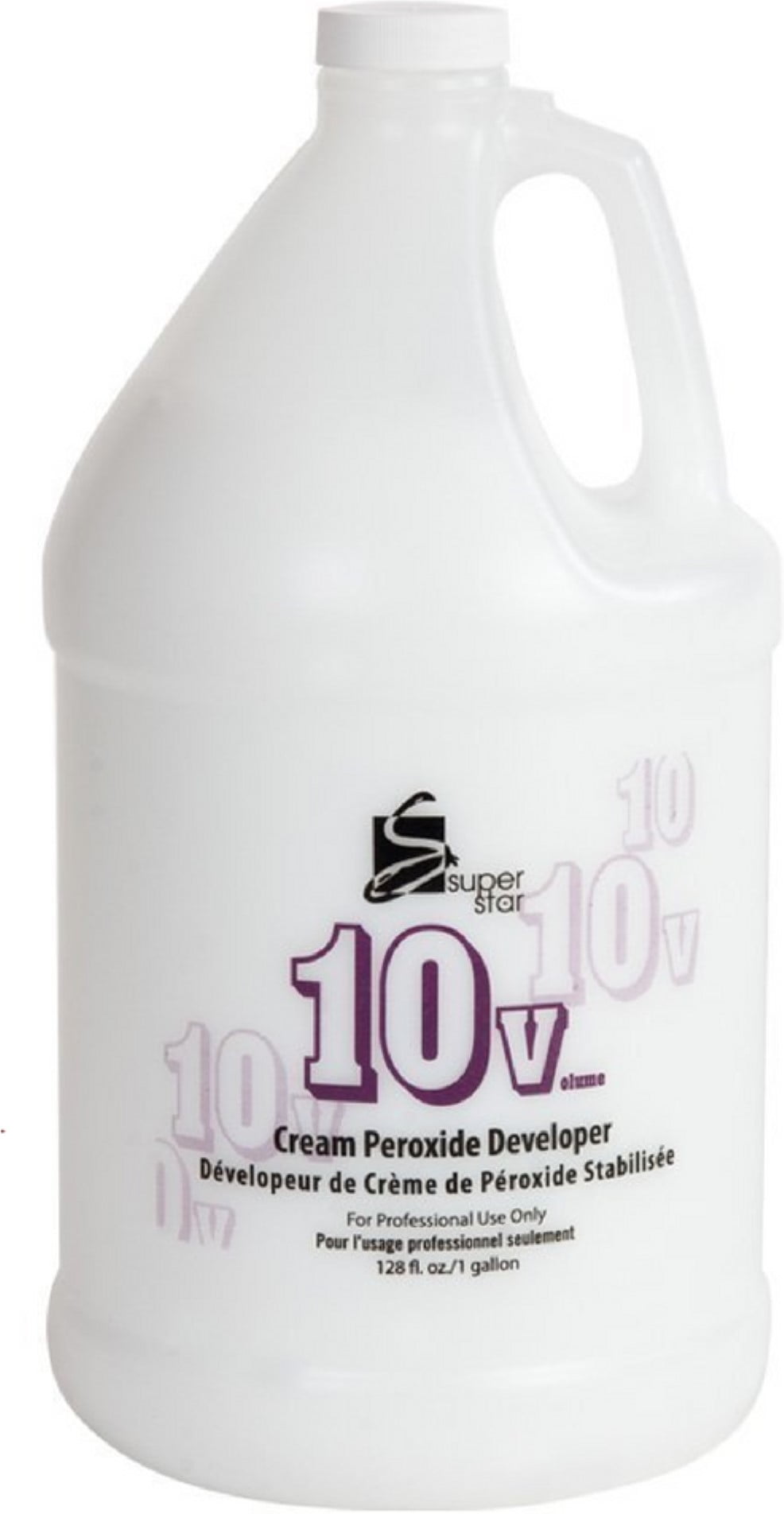 Superstar 10 Volume Stabilized Cream Peroxide Developer 128 oz - (Pack ...