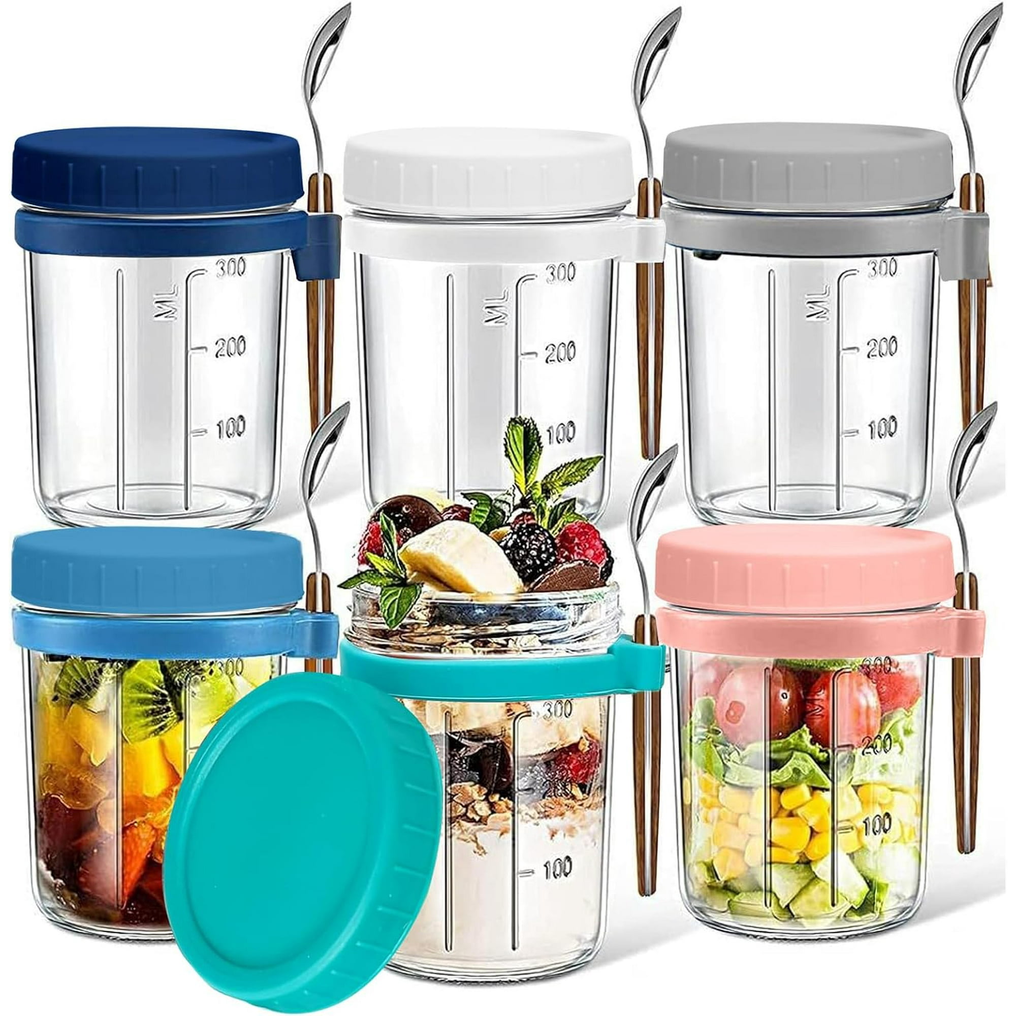 Click here for Fuzhong-6 Pack 12oz Overnight Oats Containers With... prices