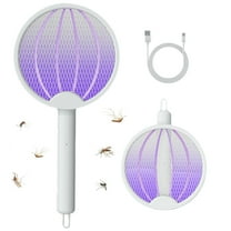 (2 Pack) Handheld Electric Bug Zapper Battery Powered Racket Assorted ...
