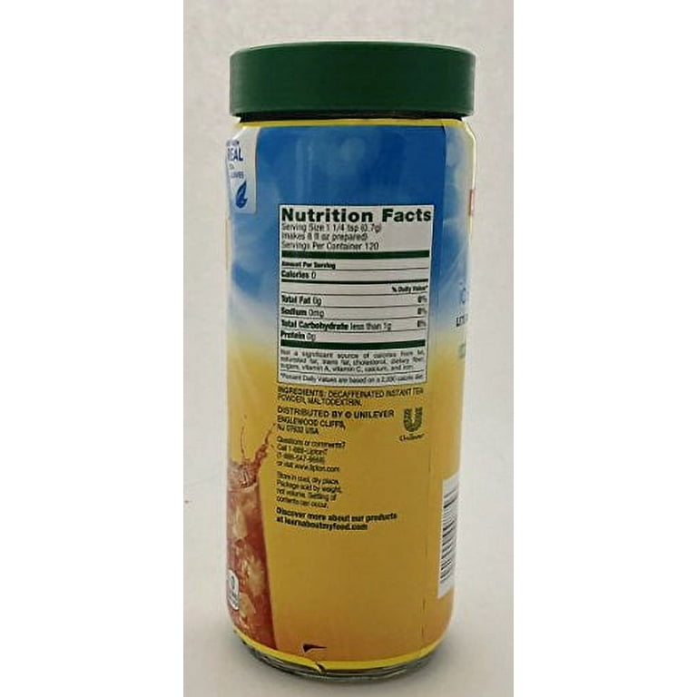 Lipton Iced Tea Mix Decaffeinated Unsweetened 30 Qt Halal Lipton Tea