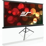 113IN DIAG PORTABLE PULL UP SCREEN 1:1 80X80 TRIPOD BLACK CASE ...