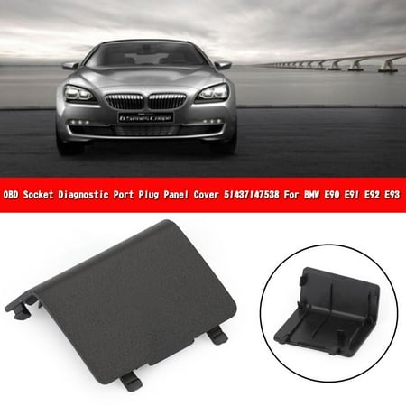 LHD OBD Socket Diagnostic Port Plug Panel Cover 51437147538 For BMW E90 ...