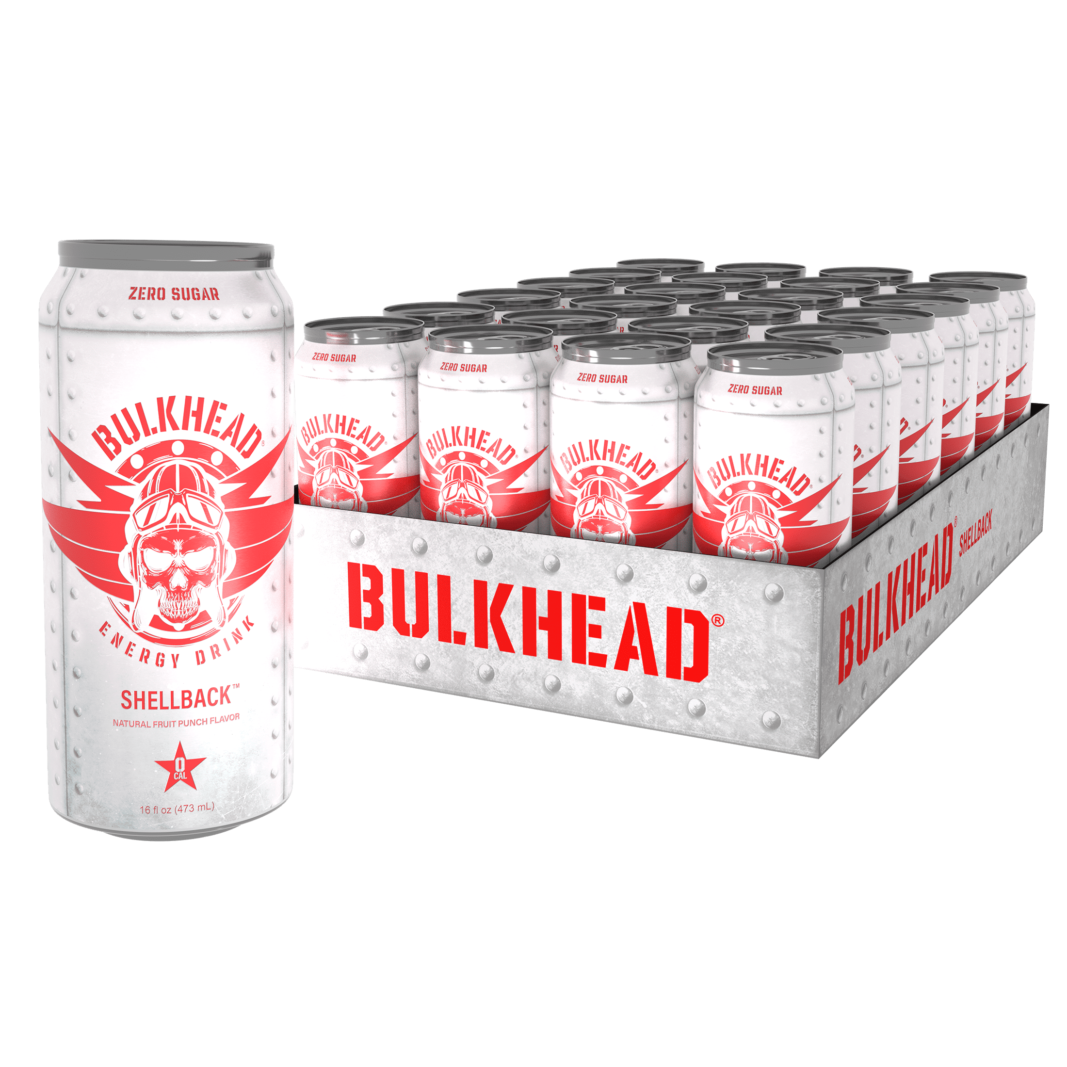 BULKHEAD ENERGY® SHELLBACK™️, 0 Sugar Nootropics Energy Drink, Fruit ...