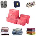 Travel Packing Cubes, Water-resistant Dust-proof 6 Piece Set ...