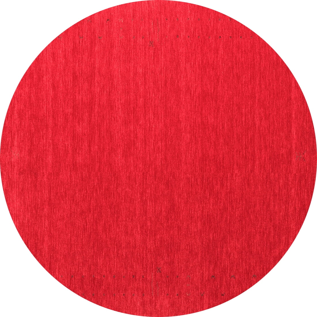 Ahgly Company Indoor Round Abstract Red Contemporary Area Rugs, 8 ...